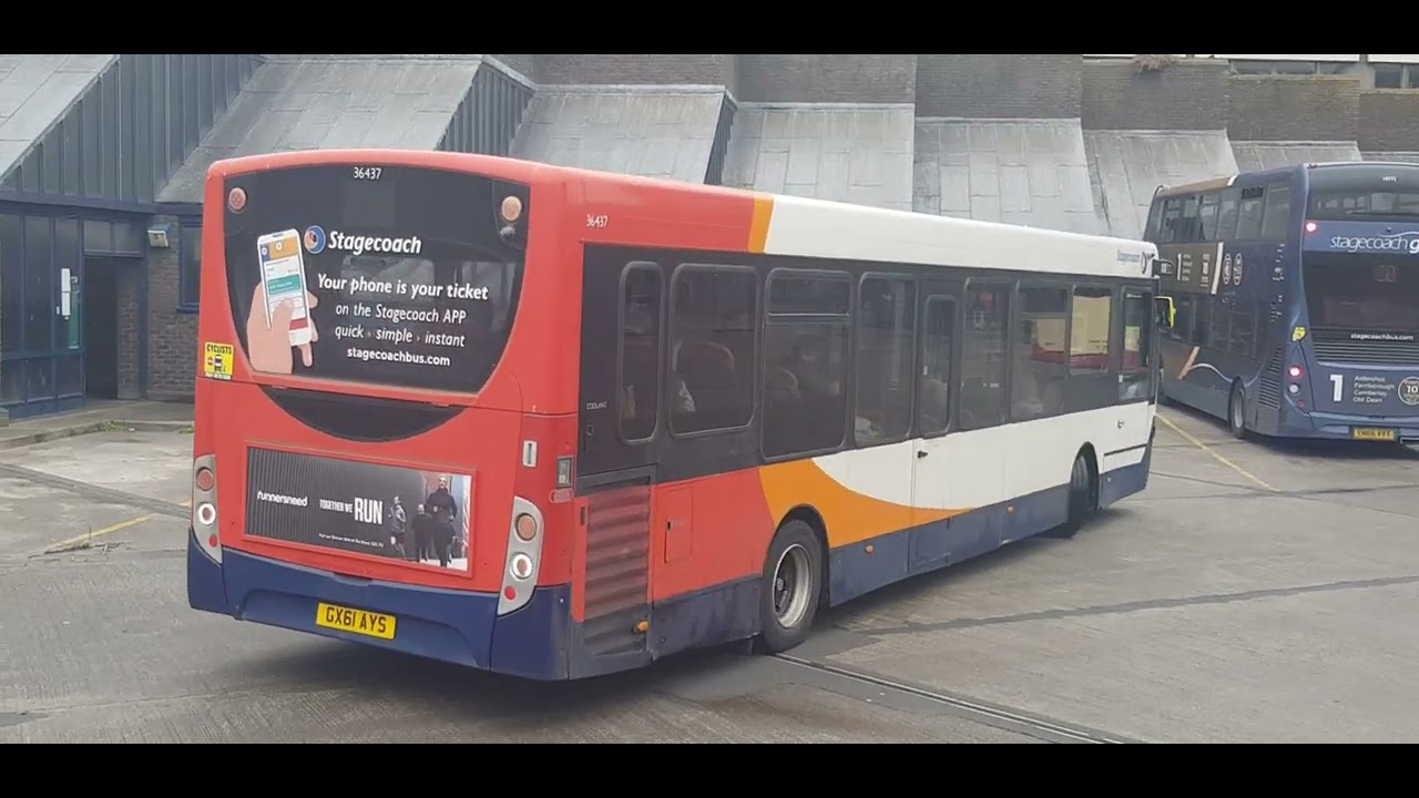 Here is the stagecoach bus 36437 on the number 63 in Guildford Tuesday ...