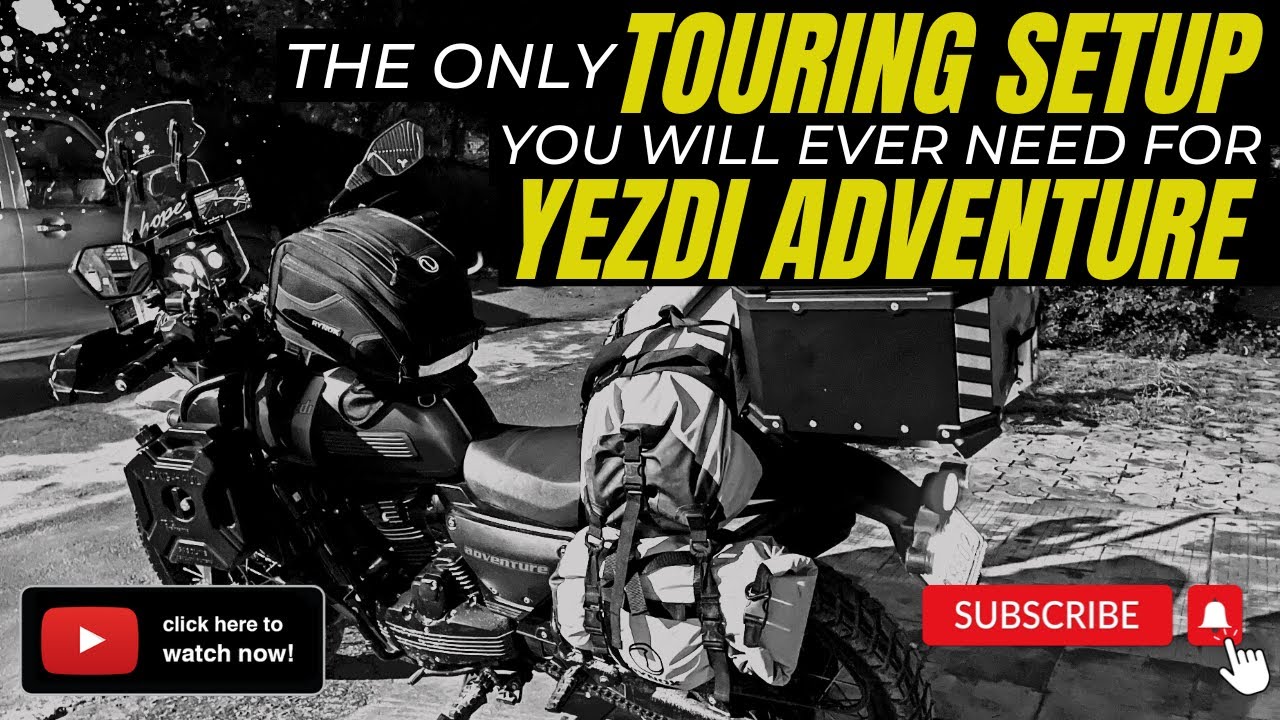 Touring Setup for #yezdiadventure ! Tested in #zanskarvalley - YouTube