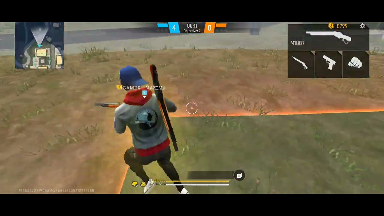 Gamer nazim only red number custom #onlyhead #freefire - YouTube