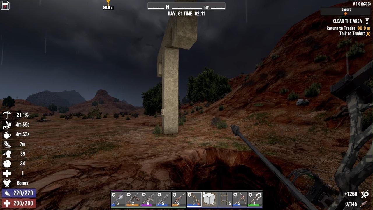 7 Days To Die - Another Amazing Bow Kill!!! - YouTube