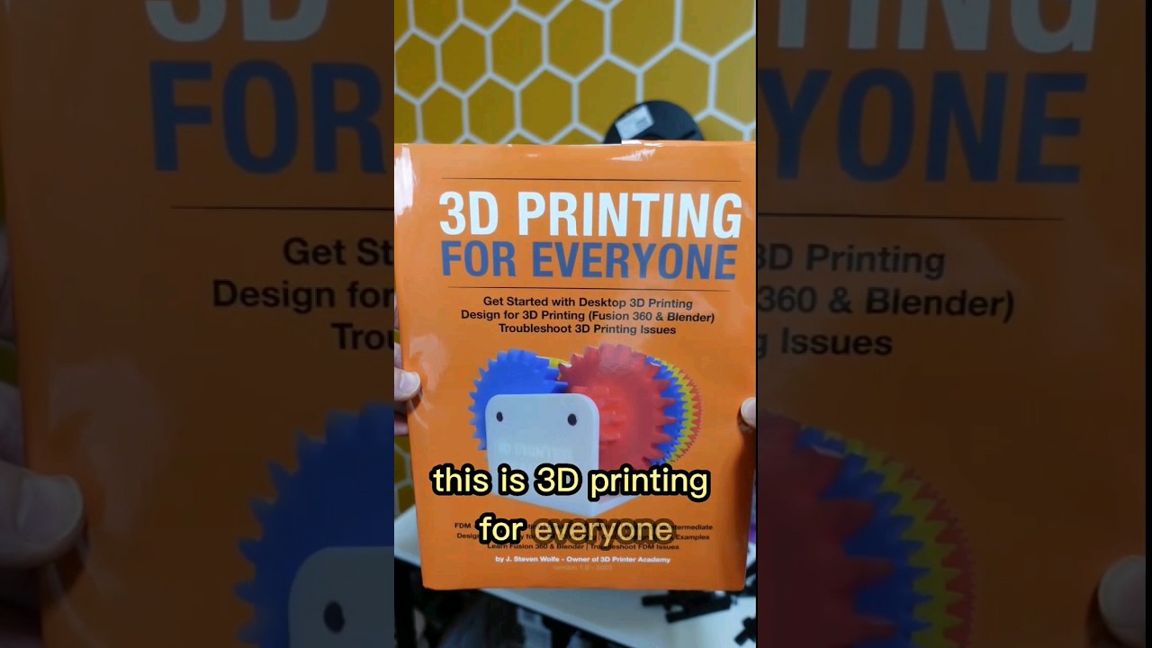 THE BEST 3D PRINTING BOOK EVER - YouTube