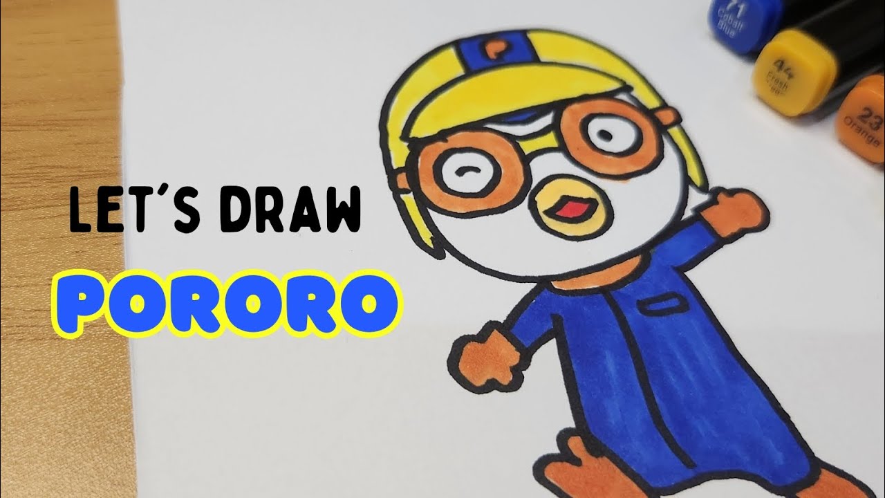 Let's draw Pororo! - YouTube