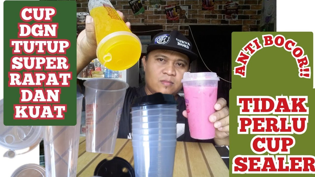 CUP INJECTIONS TUTUP SUPER REKAT/TIDAK PERLU CUP SEALER - YouTube