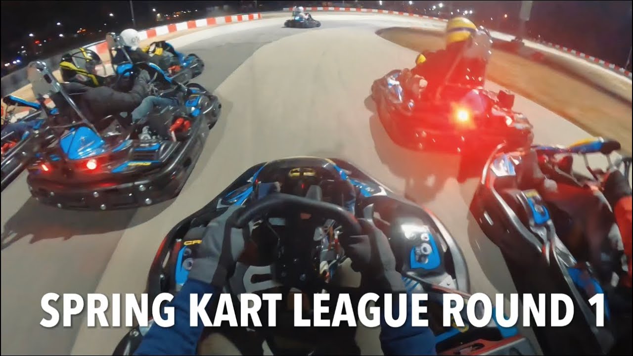Kart Circuit Autobahn Country Club Spring Kart League Round 1 - YouTube