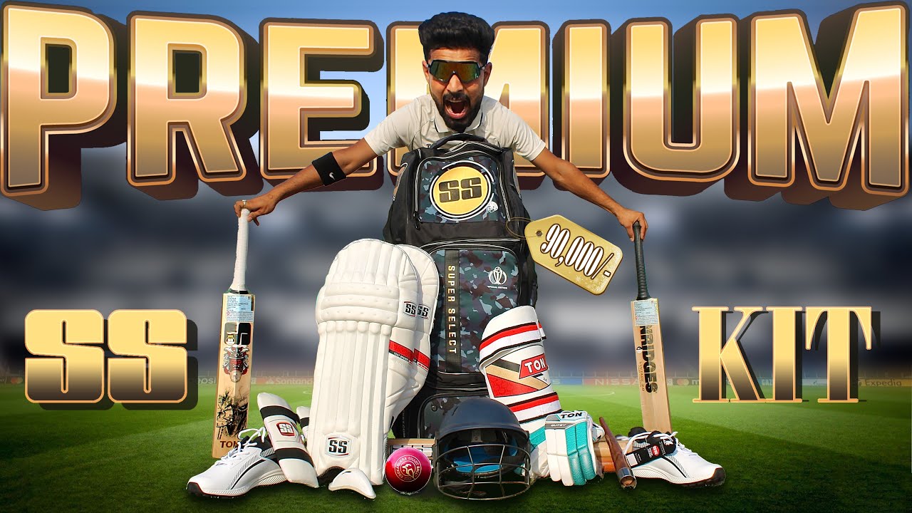 UNBOXING SS Premium and Expensive Cricket Kit | Worth ₹90,000/- - YouTube