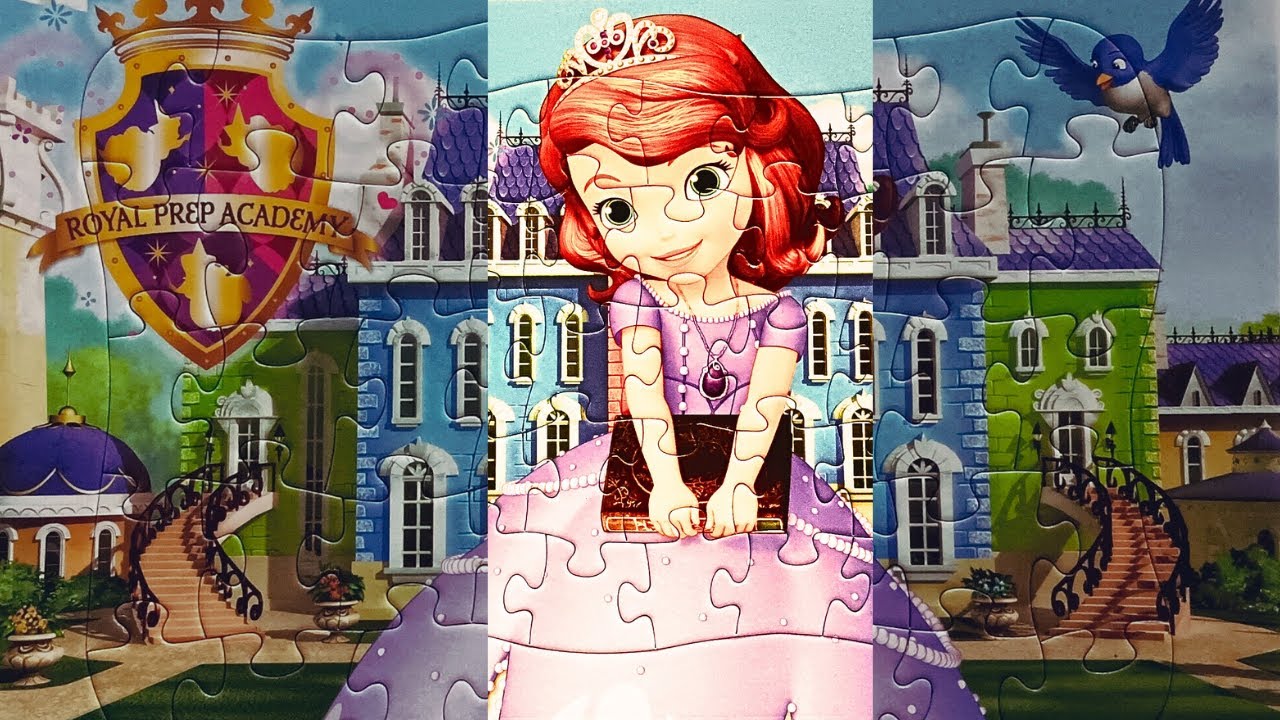 Princess Sofia goes to school | Play puzzle - YouTube