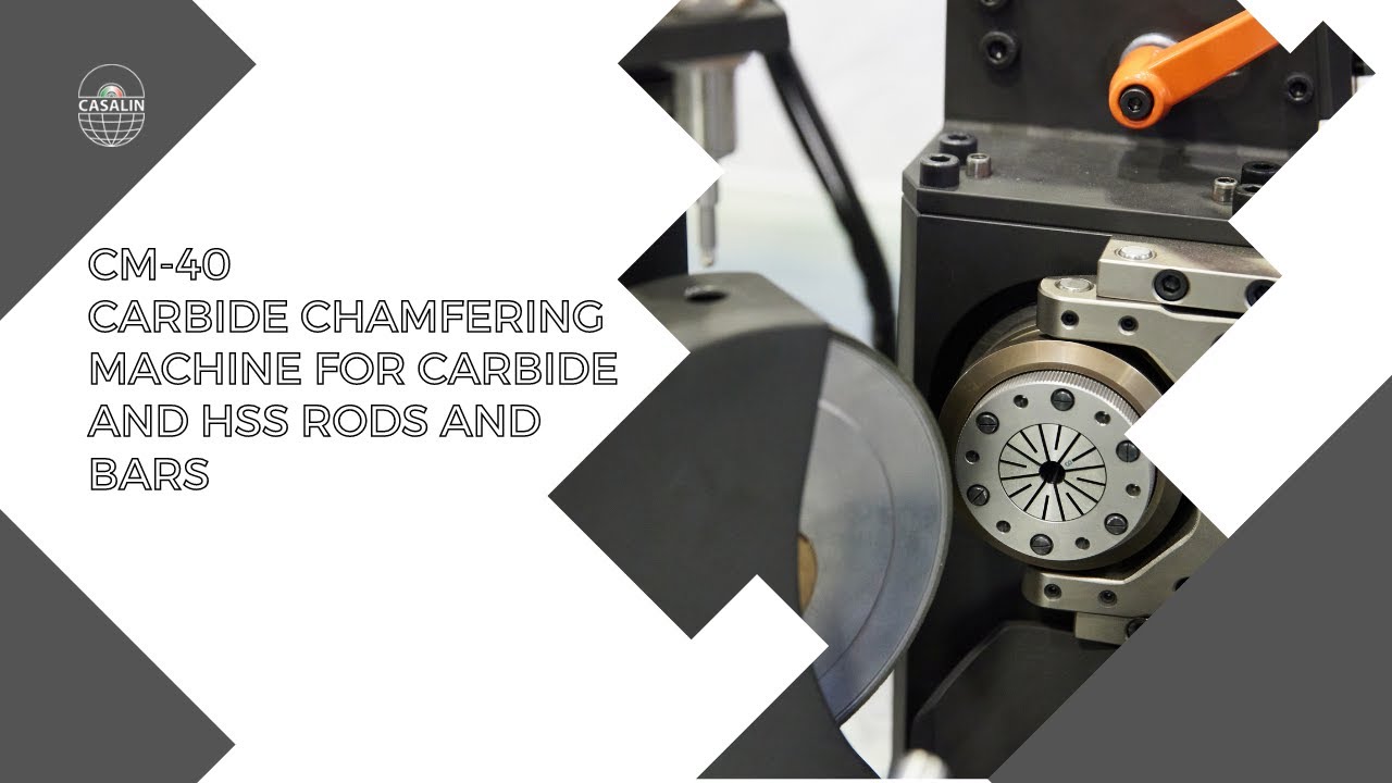 CM-40 AUTOMATIC CARBIDE CHAMFERING MACHINE FOR CARBIDE AND HSS RODS AND ...