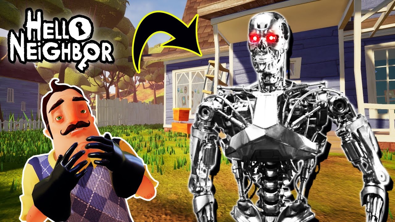 HELLO TERMINATOR | Hello Neighbor Mod - YouTube