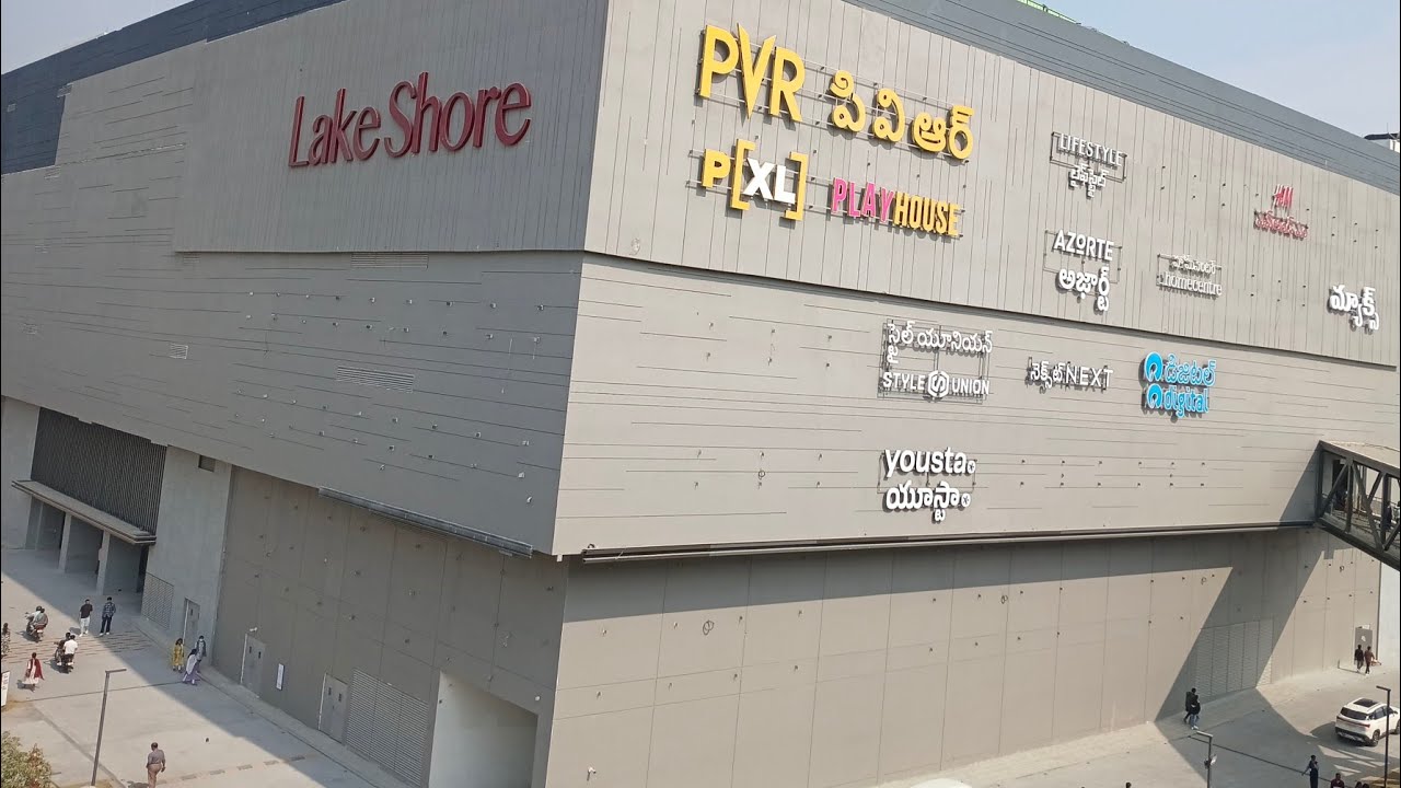 LAKE SHORE mall in side full video || biggest mall in kukatpally ...