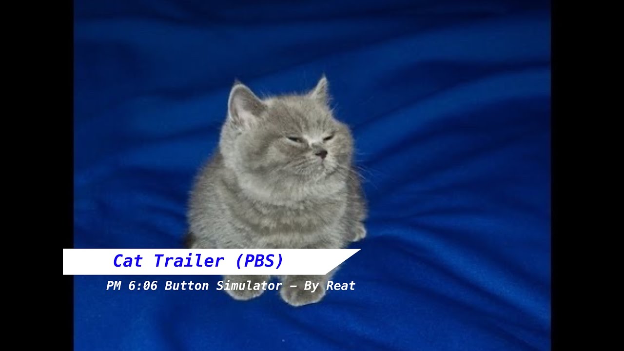 Cat Trailer | Official PM 6:06 Button Simulator (a cat gift for ...
