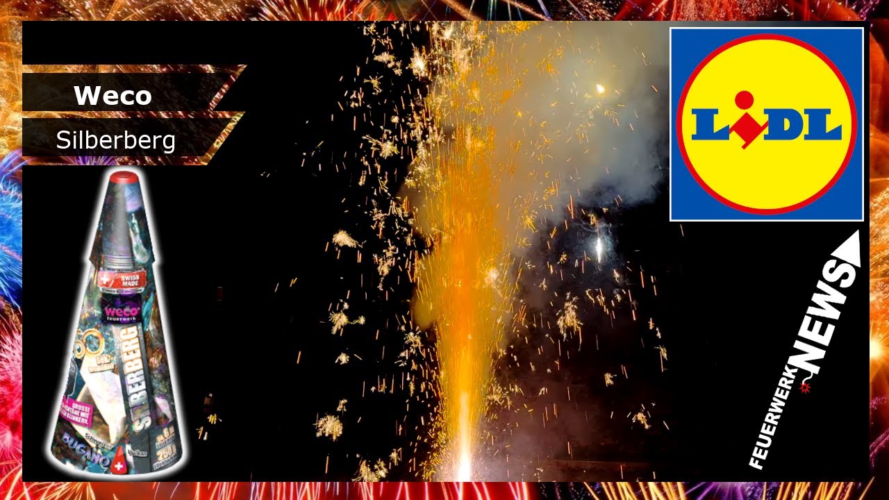 [Charge 2025] Lidl SILBERBERG SCHWEIZER VULKAN 6,99€ | Weco Feuerwerk ...