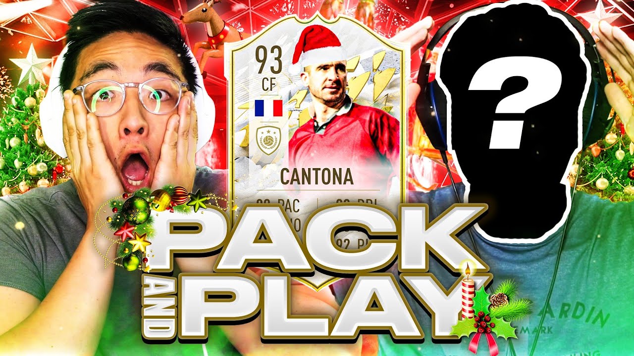 PRIME ICON CANTONA!! FIFA 22 Pack and Play Advent calendar Day 21 w ...