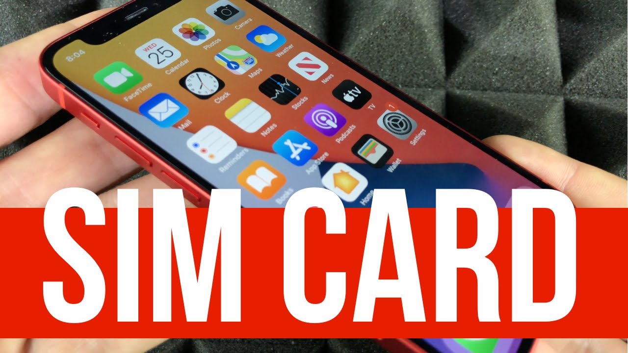 iPhone 12 mini SIM card - YouTube
