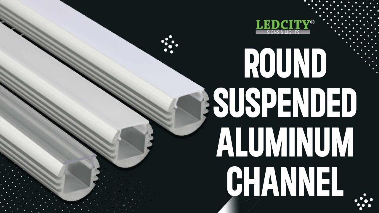 #ROUND SUSPENDED ALUMINUM CHANNEL#aluminium #profile #channel # ...