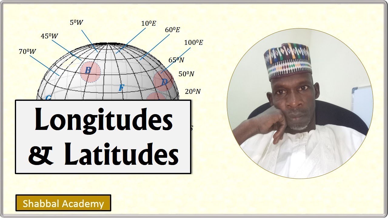 Introduction to Longitudes and Latitudes | Location of Points on the ...