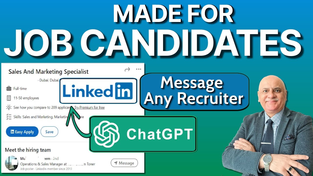 How to Connect to Recruiters on LinkedIn Using ChatGPT Prompts - YouTube