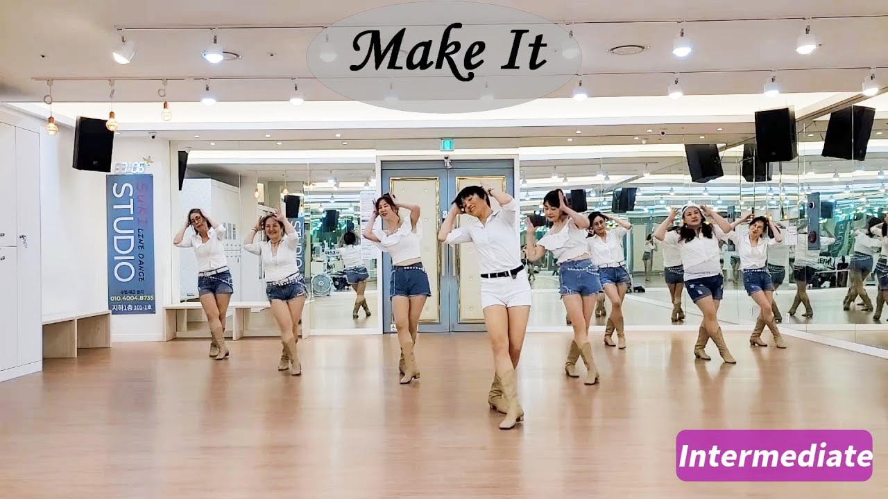 Make It (by Rob Fowler) Line Dance - YouTube