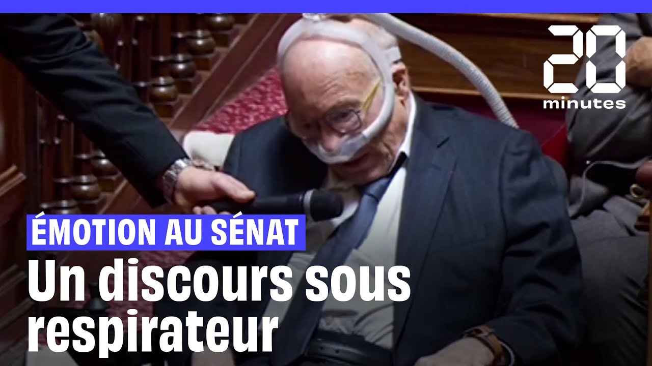 L'émouvant discours du sénateur Gilbert Bouchet, atteint de la maladie ...