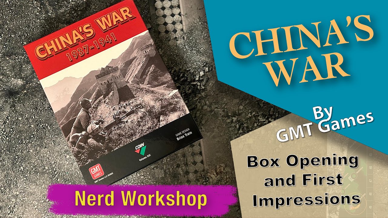 GMT Games China's War - First Look! - YouTube