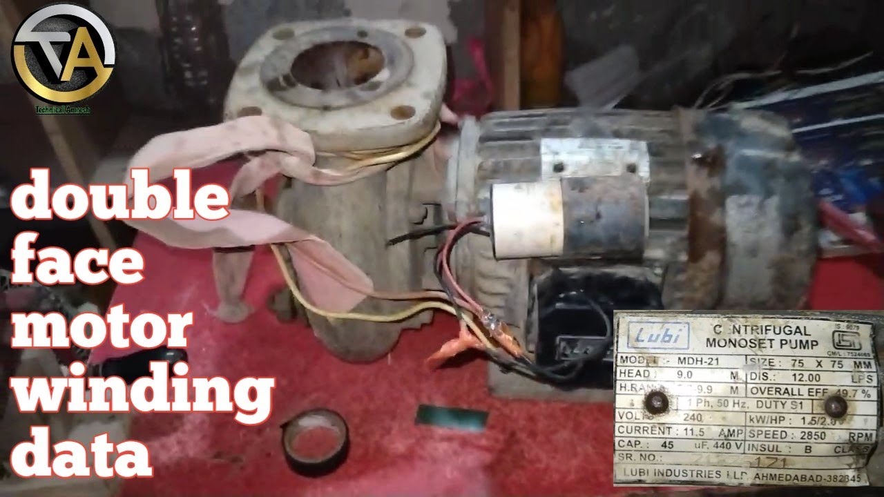 double phase motor winding data | 2 phase motor winding data | lubi ...