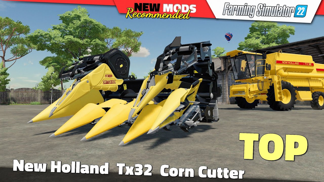 FS22 | New Holland Tx32 Corn Cutter - Farming Simulator 22 New Mods ...