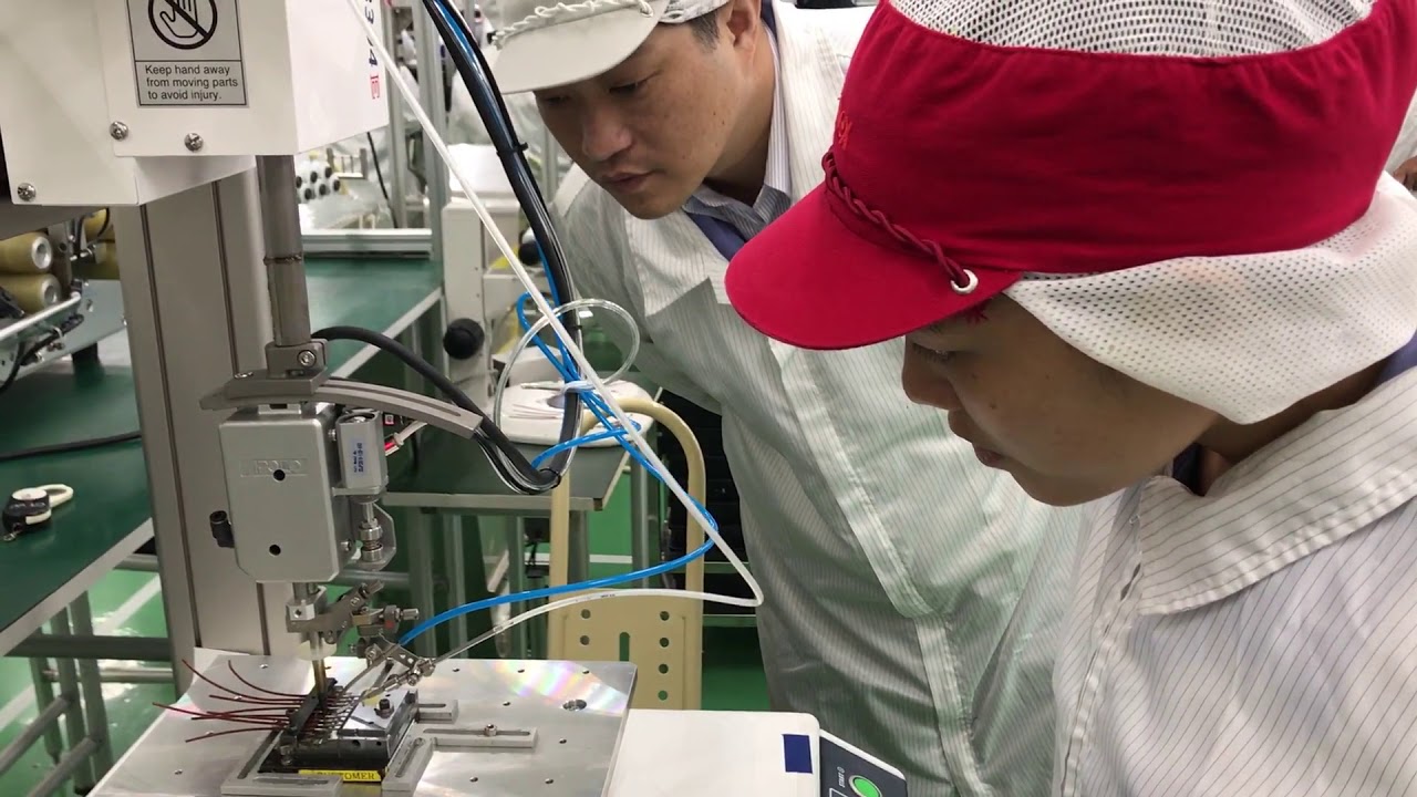 Automated Soldering J-CAT COMET [Apollo Seiko] - YouTube