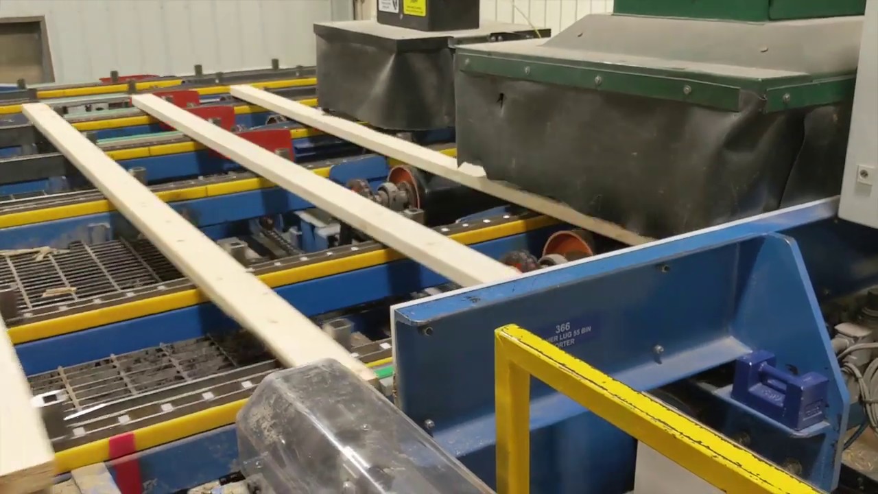 Usine de Rabotage / Planer Mill - Autolog ProGrader - YouTube