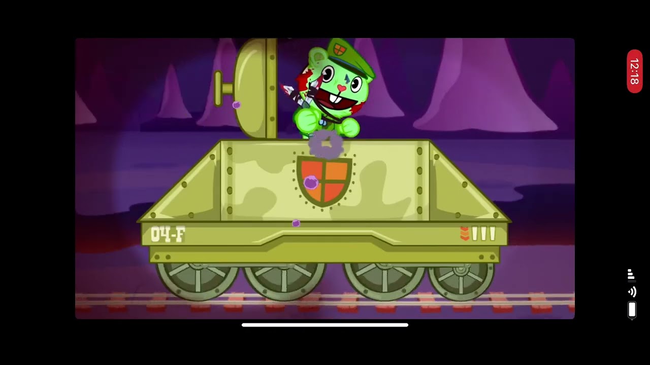 Happy Tree Friends Deadeye Derby Flippy Boss Fight - YouTube
