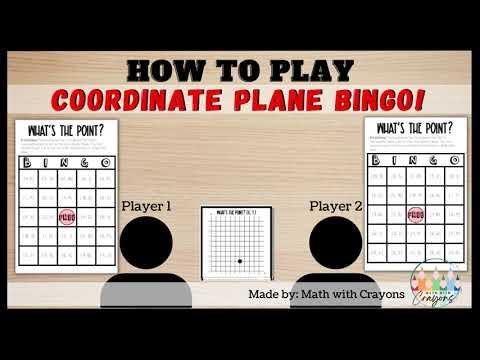 How to Play Coordinate Plane BINGO (a fun centers game!) - YouTube