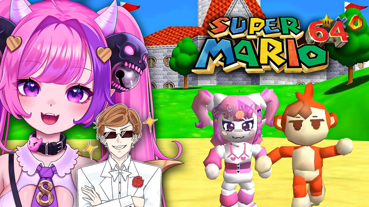 Ironmouse & Connor Play Super Mario Bro 64 With A Twist! - YouTube