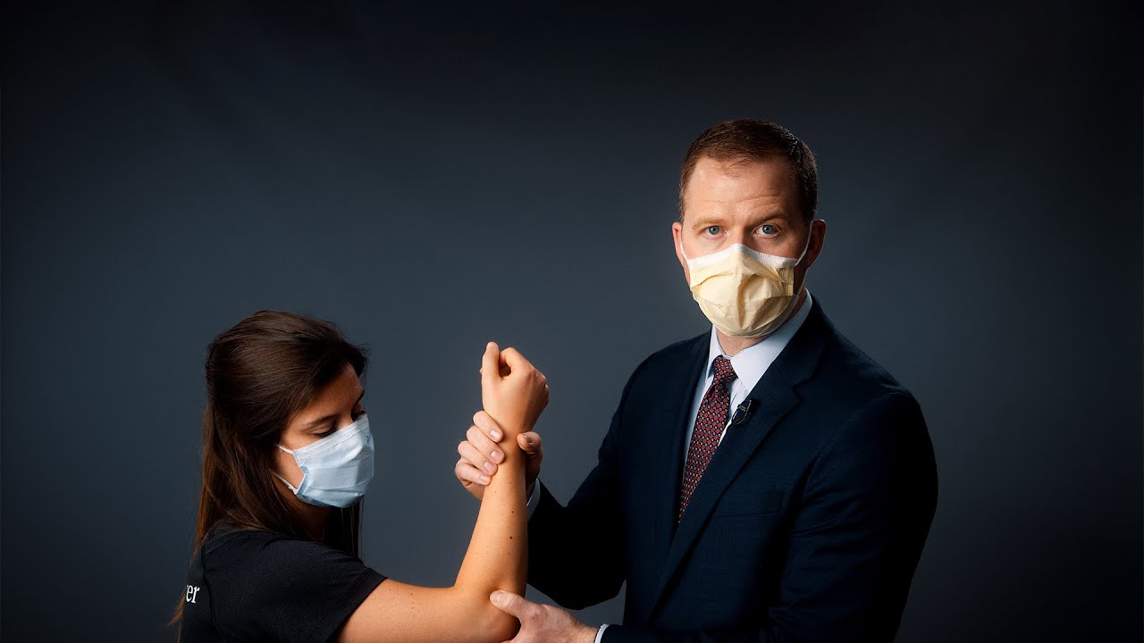Elbow Physical Exam Demonstration for Primary Care Physicians - YouTube