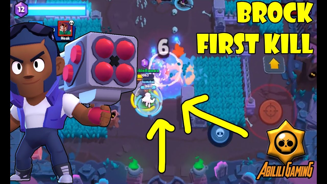 BRAWLSTARS GAMEPLAY EPISODE 14 : FIRST KILL BROCK SHARPSHOOTER IN BRAWL ...
