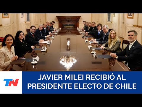 Javier Milei recibió al presidente de Chile para profundizar el comercio y reforzar la seguridad