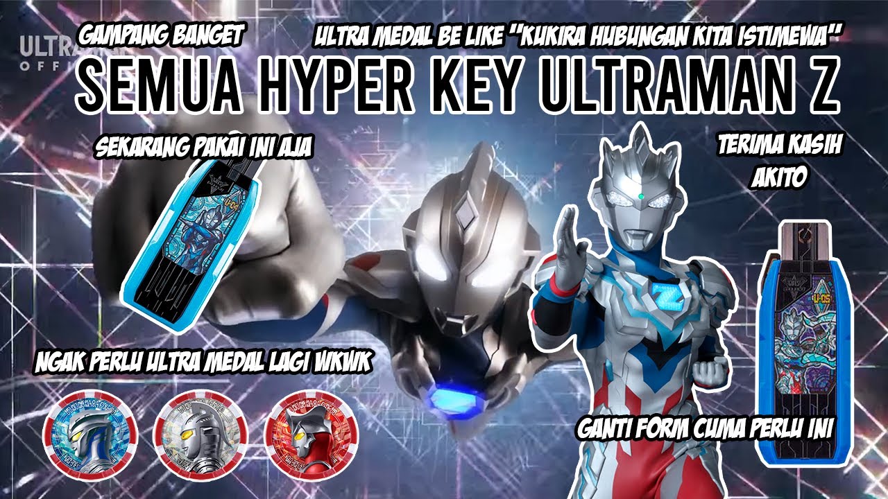 HYPER KEY !! KEKUATAN ULTRAMAN DALAM FLASHDISK - Bahas Semua Hyper Key Ultraman Z Indonesia ...