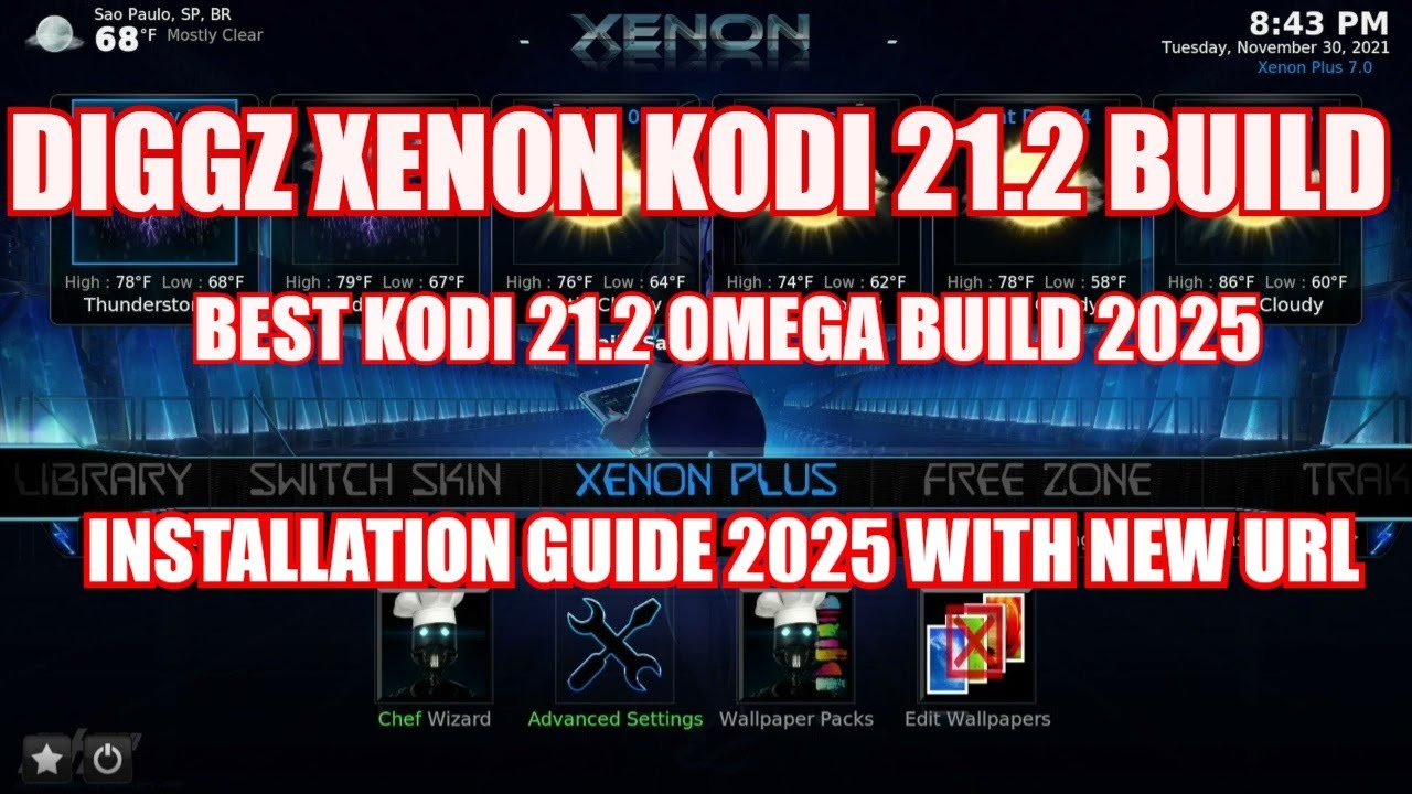 💯BEST DIGGZ BUILD For Firestick 2025 - 💥DIGGZ XENON KODI BUILD💥 | BEST ...