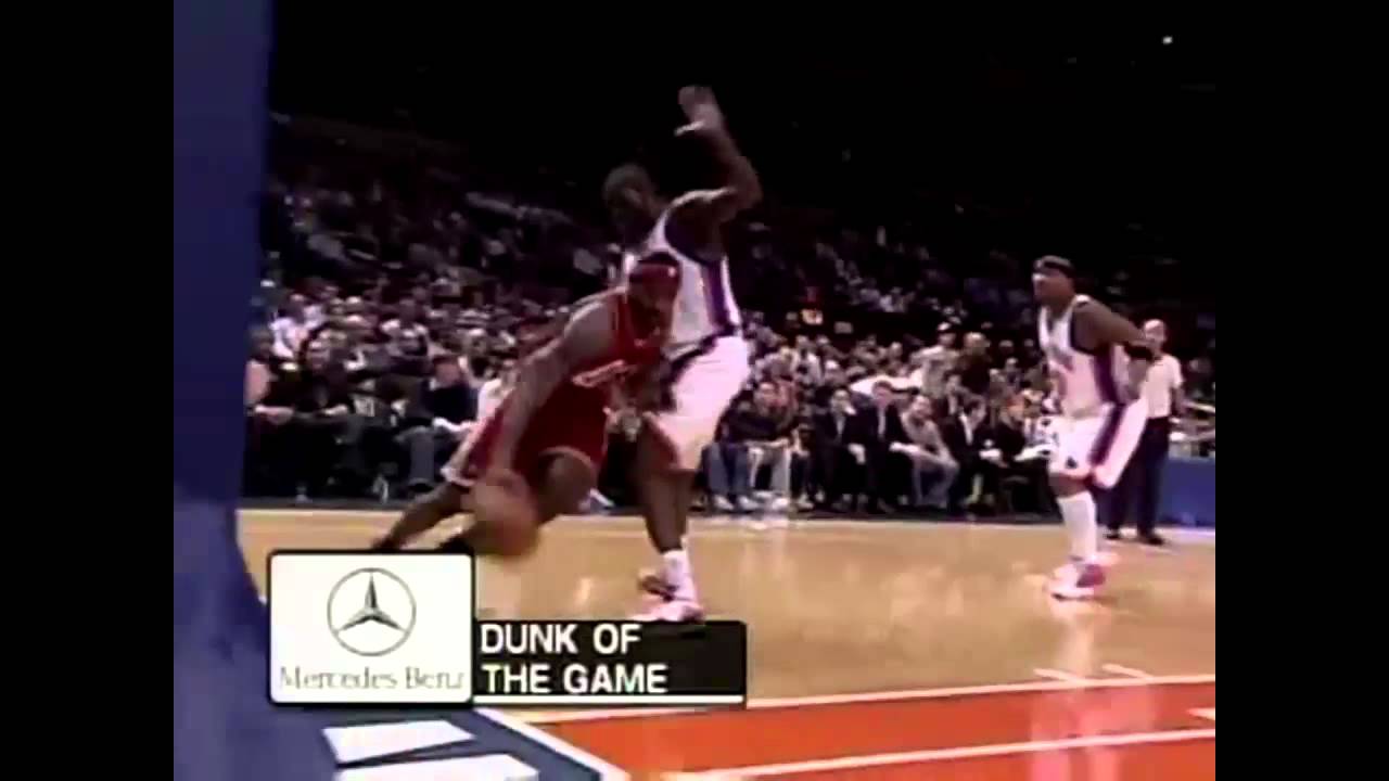 LeBron James Nice Move Through The Legs and Baseline One-Hand Reverse ...