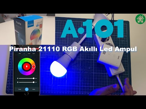 A101 Market'in akıllı ürünü Piranha 21110 sese duyarlı led ampul-Alexa ile kurulum ve kullanımı
