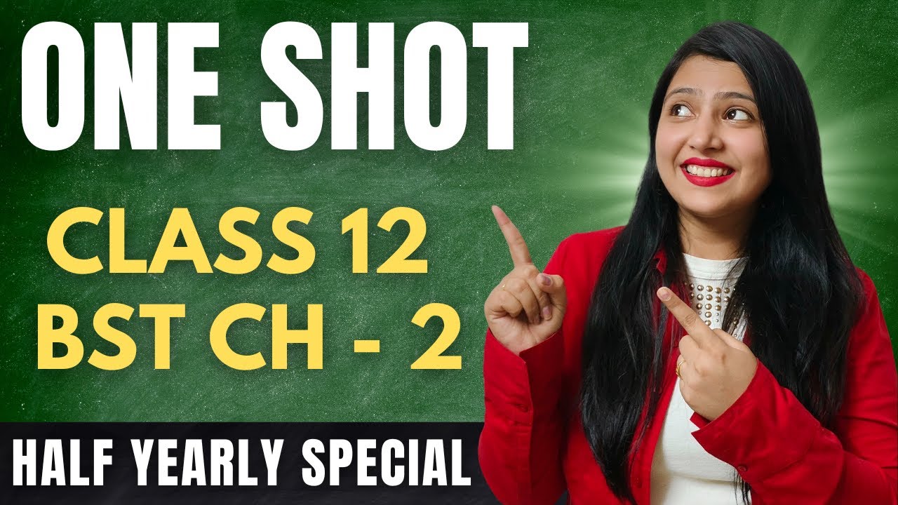 Class 12 BST CH 2 | Principles of Management | ONE SHOT - YouTube