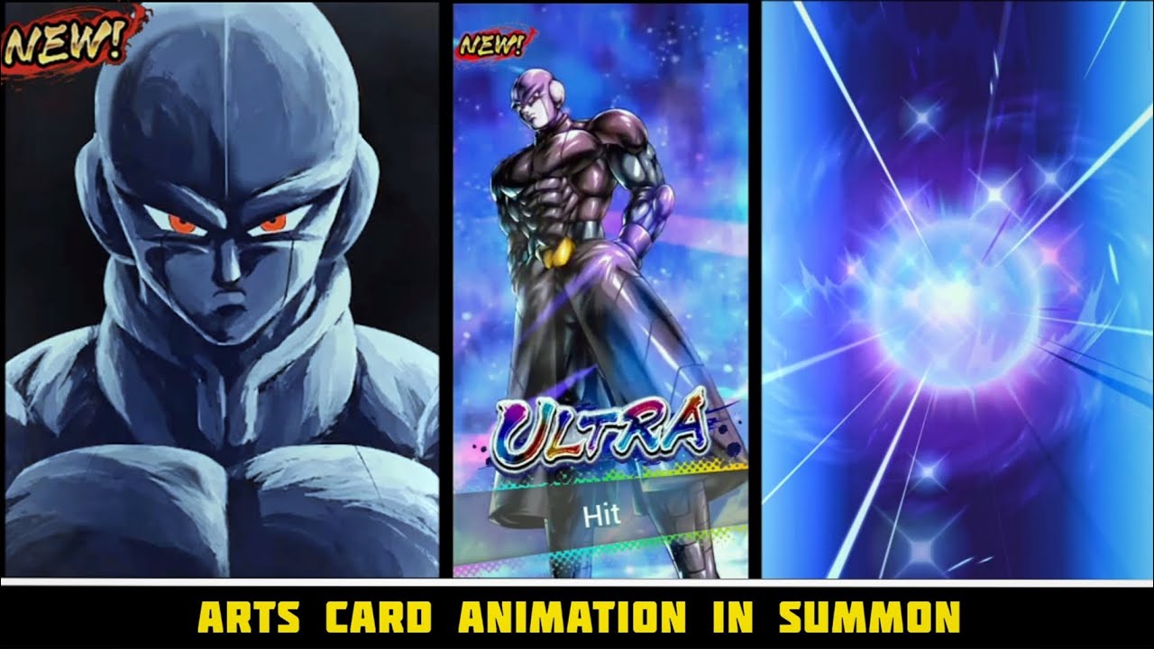 ULTRA Hit's Arts Card Animation in Summon (Early Preview) | DB Legends ...
