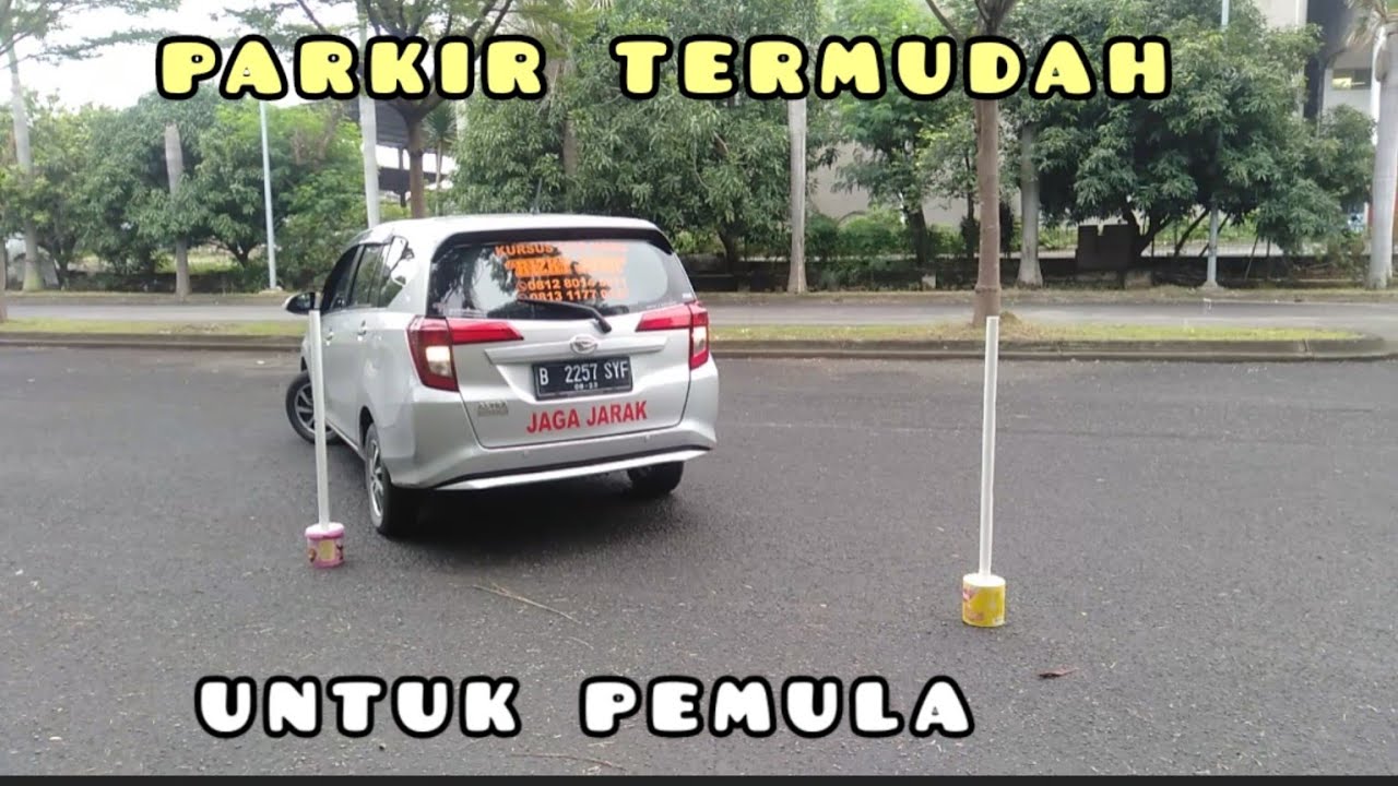 Tips Parkir Mundur Paling Mudah Dimengerti Siswa Pemula. - YouTube