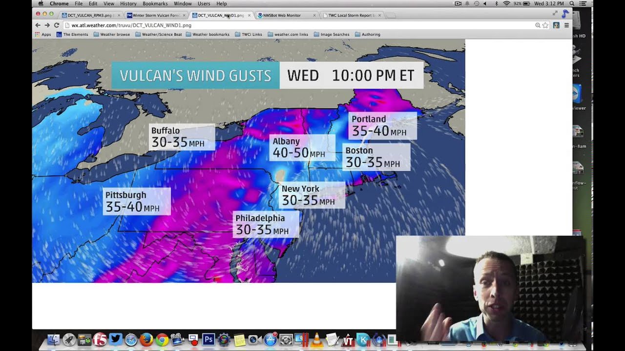Winter Storm Vulcan - 3PM Update with Jon Erdman! - YouTube
