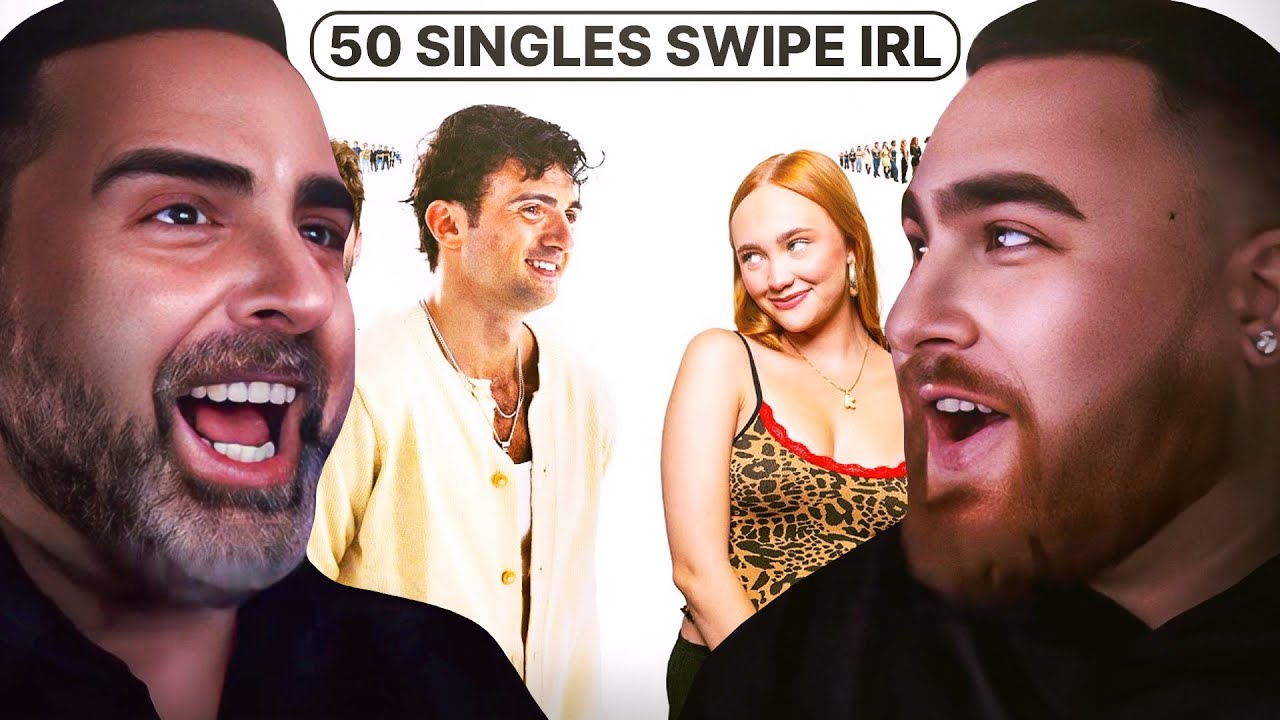 LosPollosTV And Dad React To 50 more strangers swipe on each other | season 3 - YouTube