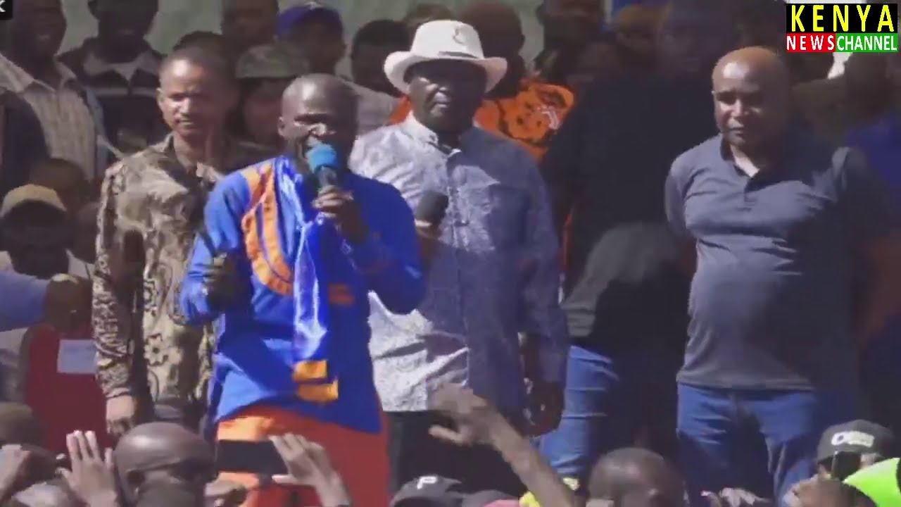 "RUTO MIMI NI MWANAUME KAMA WEWE" Young Man at Jacaranda Raila Odinga ...
