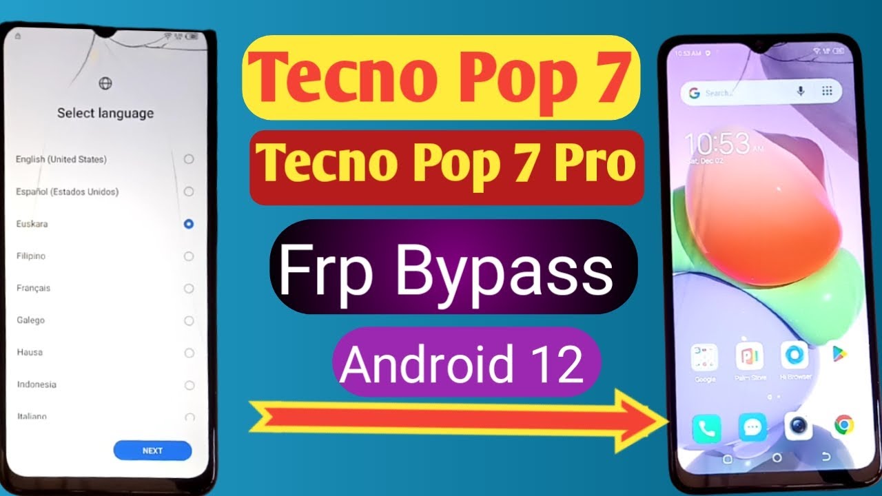 Tecno Pop Frp Bypass Android Tecno BF Frp Bypass Google Account YouTube