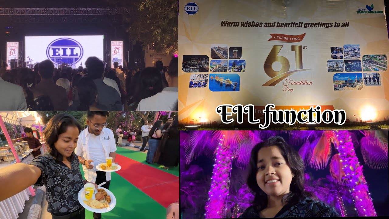 61 foundation day || EIL company || vlog-14 - YouTube