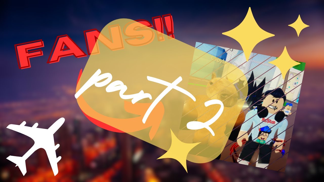I met my FAN in Roblox... (part 2) - YouTube