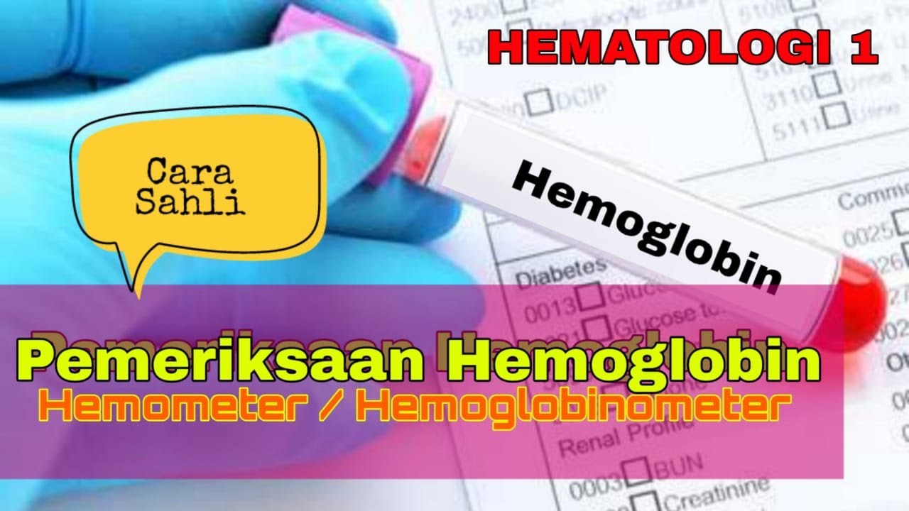 MENGUKUR Hb (HEMOGLOBIN) DARAH DENGAN CARA SAHLI/HEMOGLOBINOMETER - YouTube