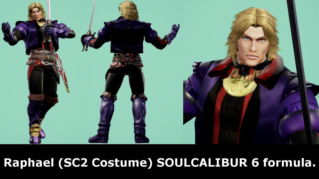 SOULCALIBUR 6 FORMULA: Raphael SC2 costume. - YouTube