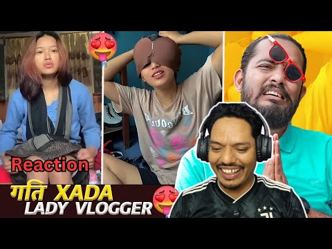 GatiXada lady vlogger @TotalBudhaMagar #pyamrit react - YouTube