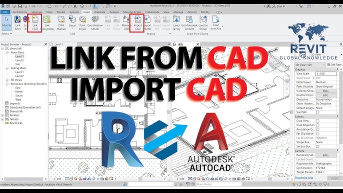 Some Useful Revit Tips For Importing Revit To Autocad